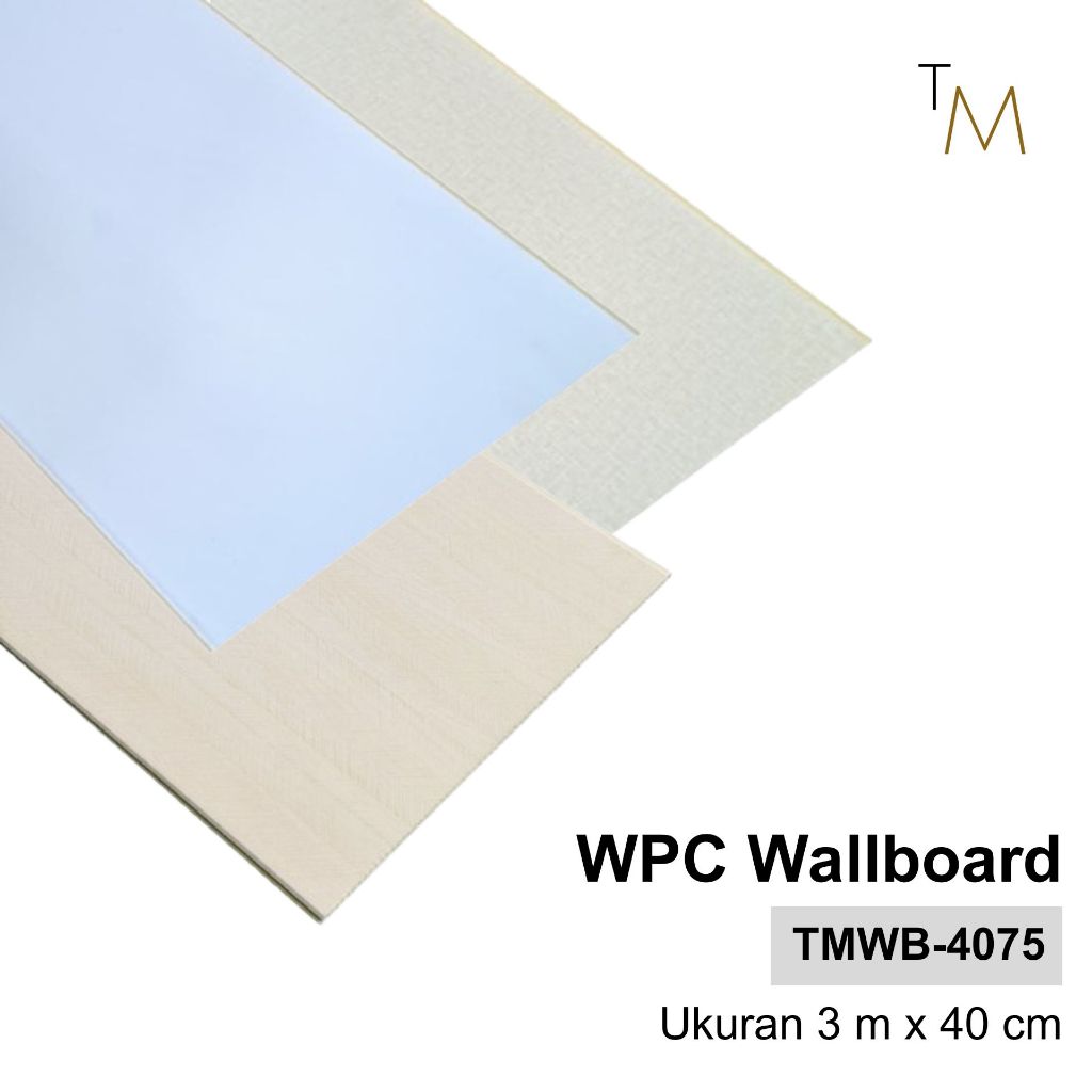 Jual WPC Wallboard PVC Papan Panel Dinding Motif Linen ukuran 300 CM x ...