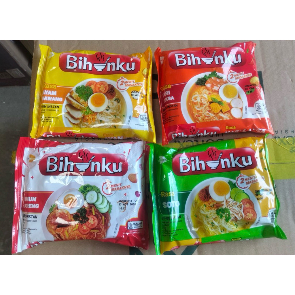 Jual Bihunku Rasa Asam Pedas - Goreng, Bihun Instan Praktis, Rendah ...