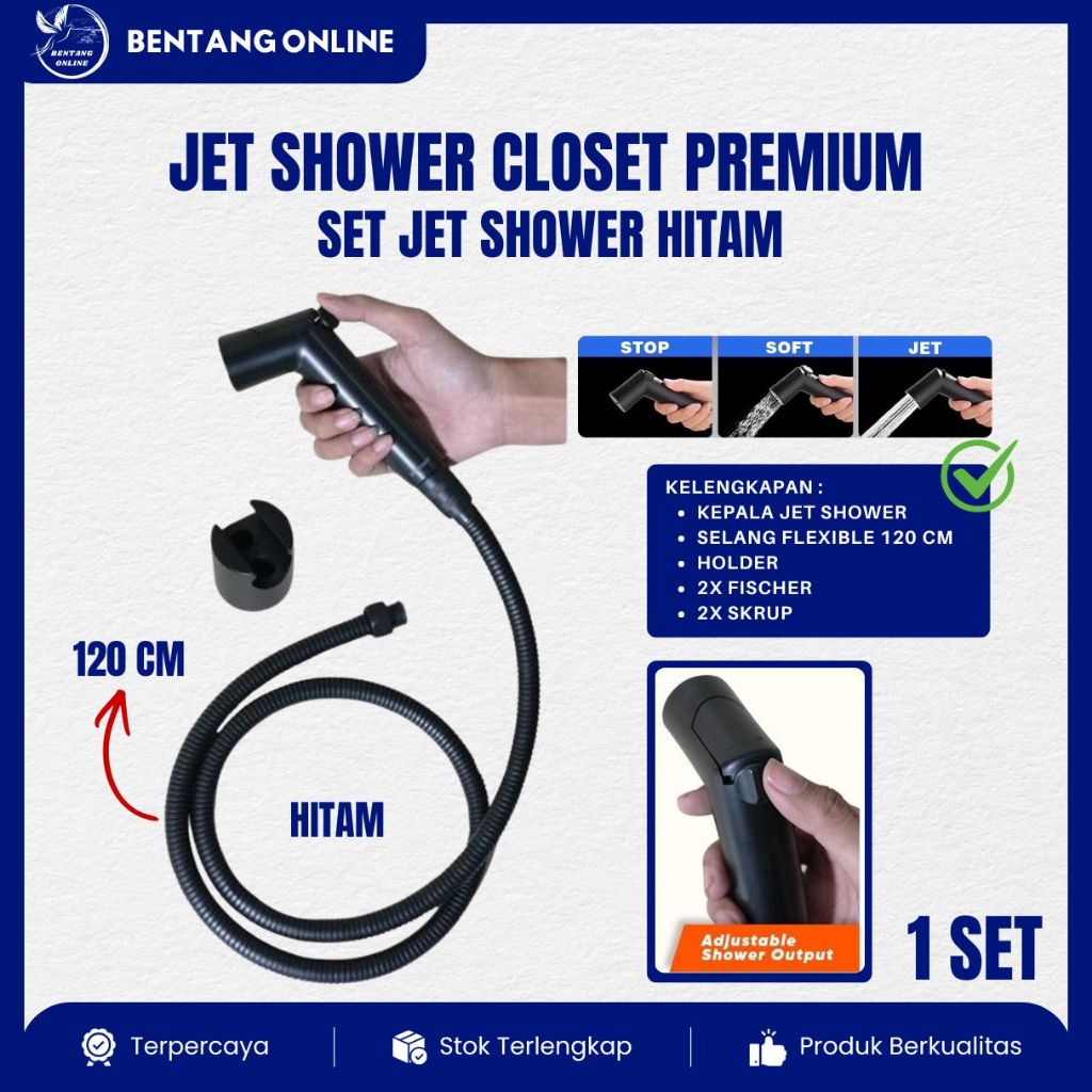 Jual Jet Shower Closet Set Komplit Premium Bidet Toilet Duduk Kloset ...