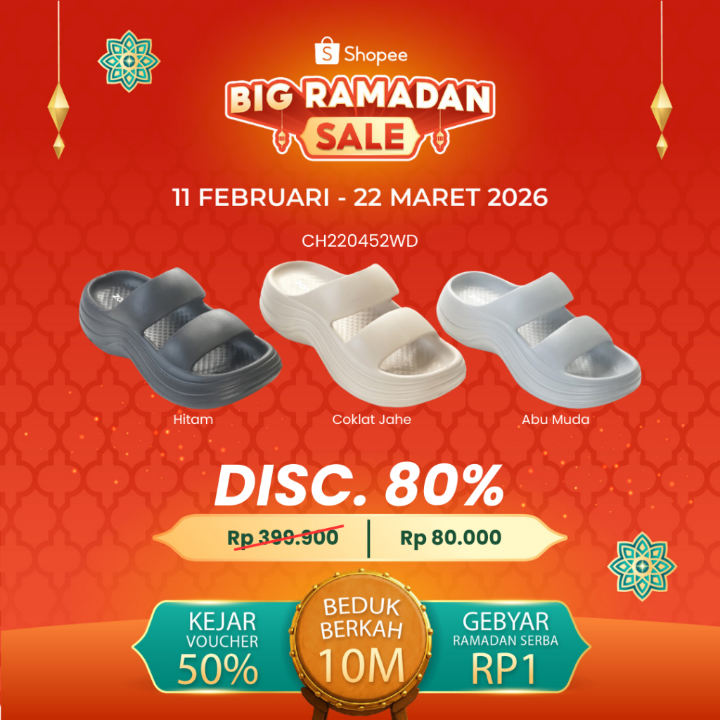 Jual ZANDILAC - SANDAL WANITA DEWASA CH220452WD | Shopee Indonesia