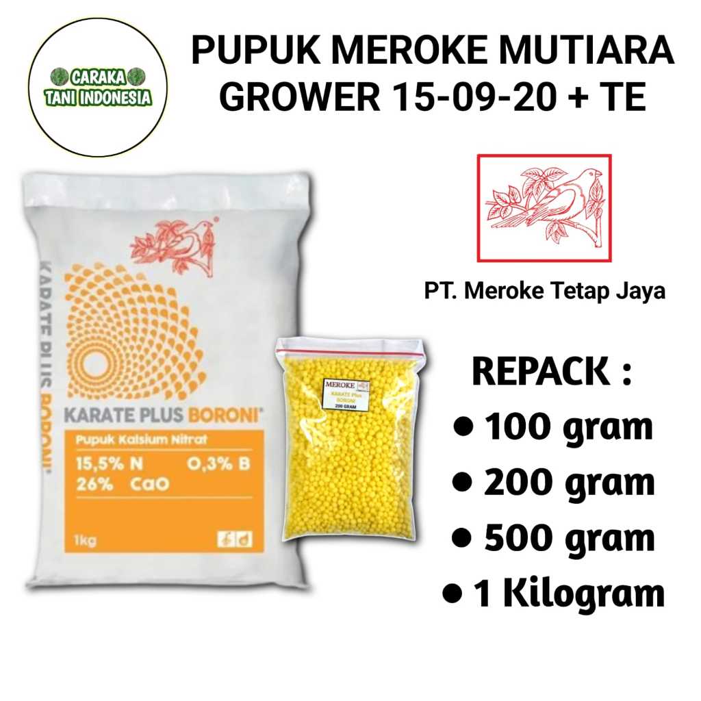 Jual Karate Plus Boroni Meroke – Repack 100g 200g 500g 1Kg | Shopee ...