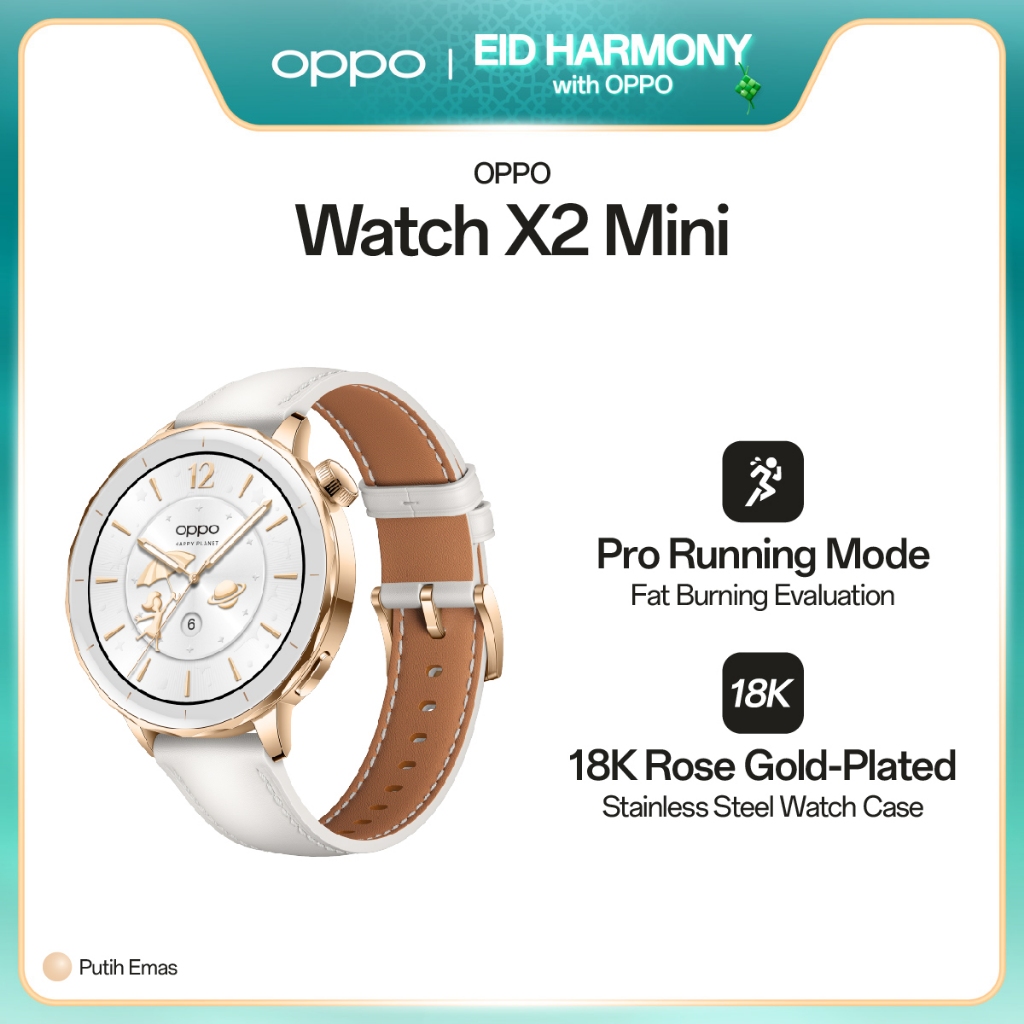 Jual [BARU] OPPO Watch X2 Mini Smartwatch for Running, Fitness & Health ...