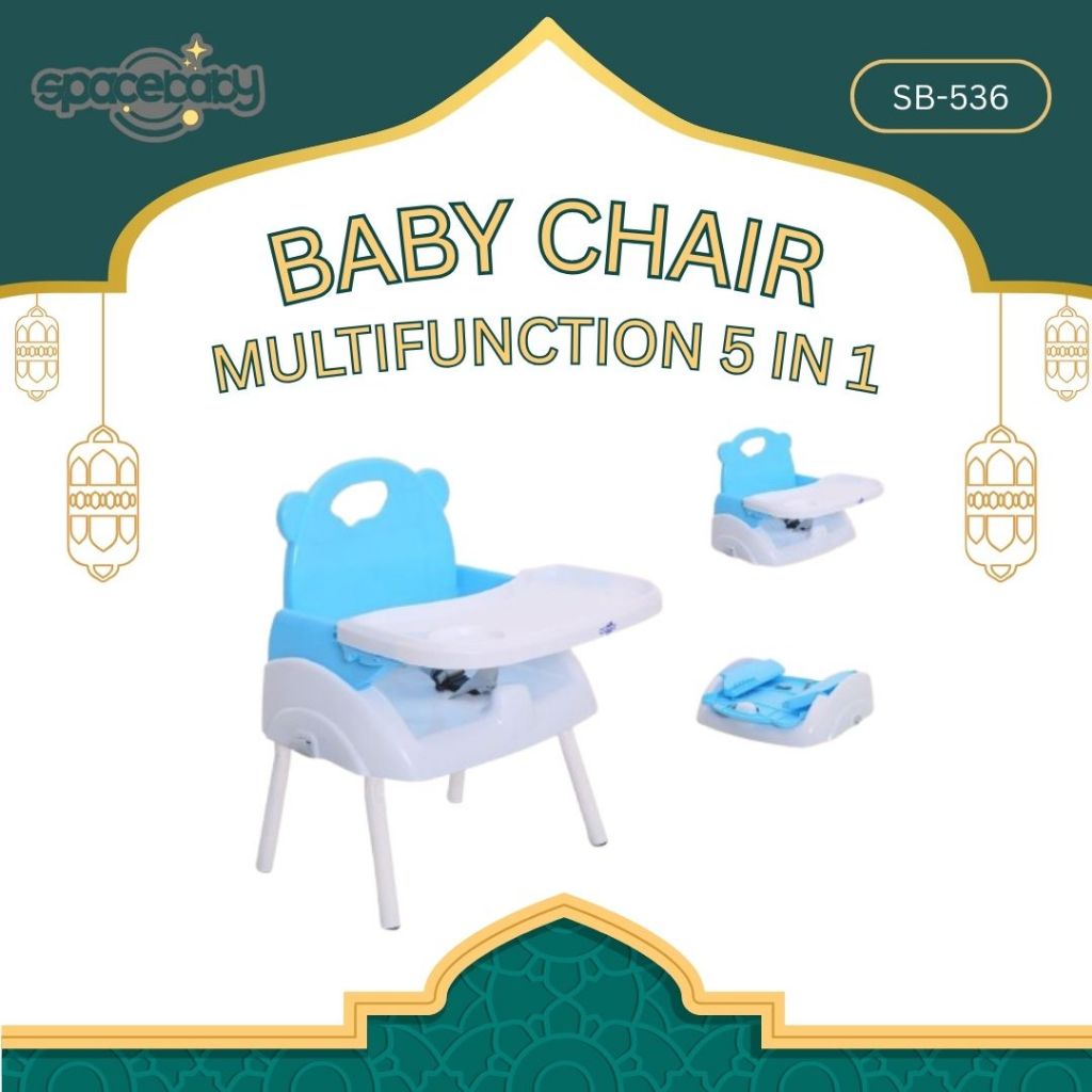 Jual Spacebaby Folding Booser Seat SB-536 (5 IN 1) | Shopee Indonesia