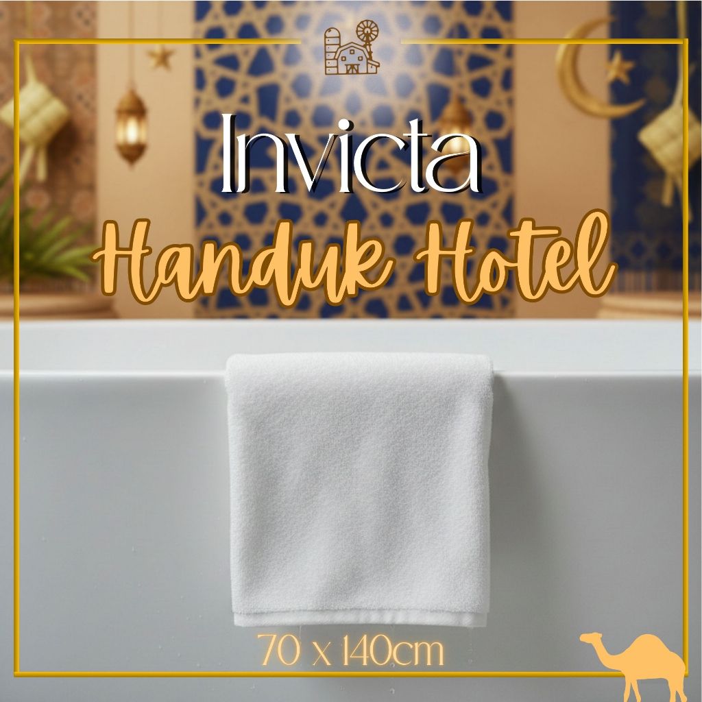 Jual Handuk Hotel Bath Towel Invicta 550 GSM - 70x140 White | Handuk ...