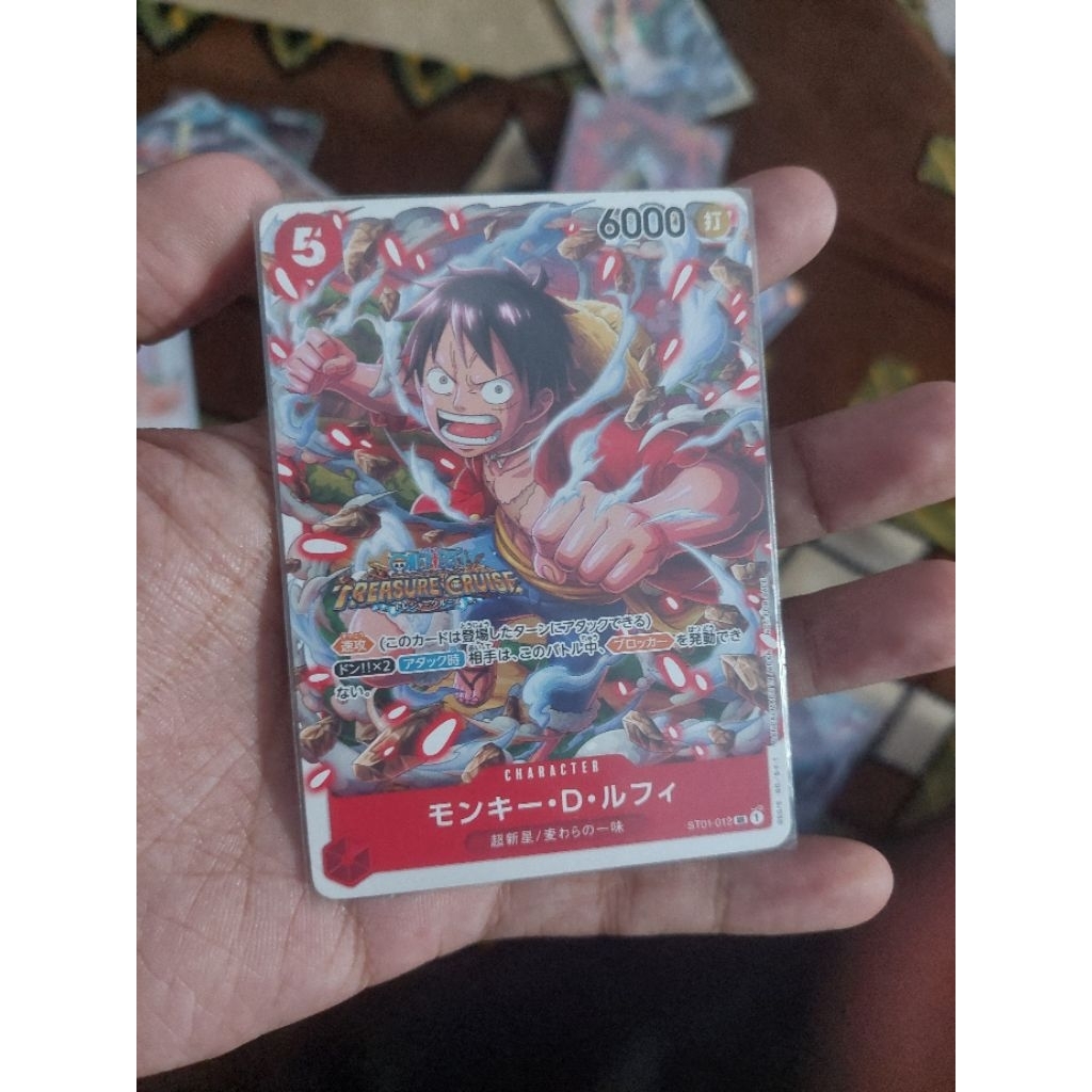 Jual Kartu One Piece Card Game Luffy ST01-12 Treasure Cruise | Shopee ...