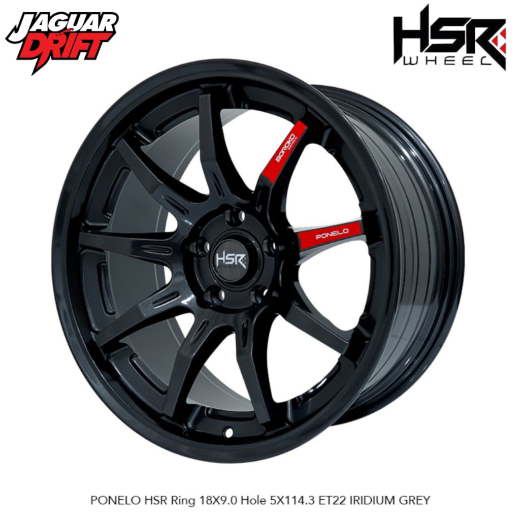 Jual Velg Racing Hsr Ponelo R18 Untuk Palisade Harier Odyssey Civic ...