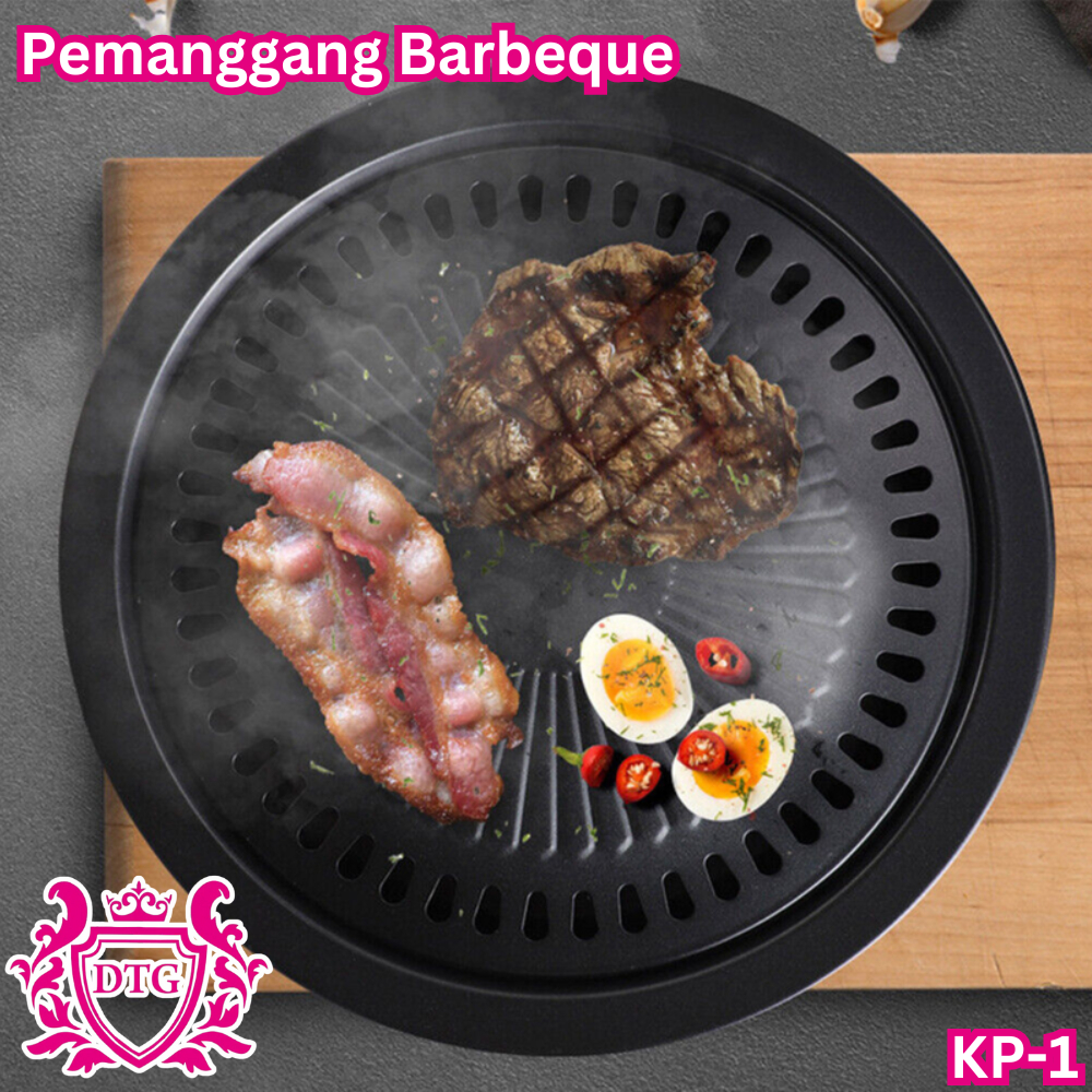 Jual TURUN HARGA!!! Panggangan Smokeless BBQ Bulat 32Cm Ultra Grill Pan ...