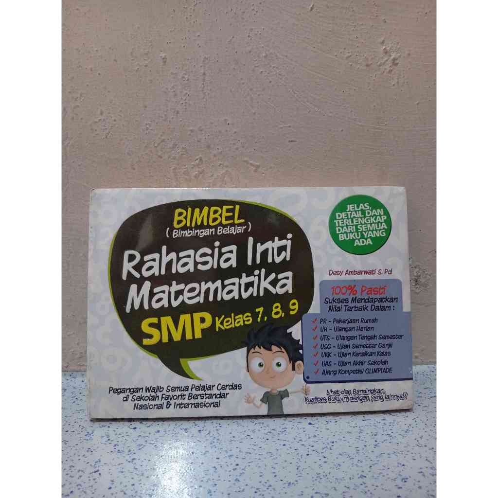 Jual BUKU BIMBEL BIMBINGAN BELAJAR RAHASIA INTI MATEMATIKA SMP KELAS 7 ...
