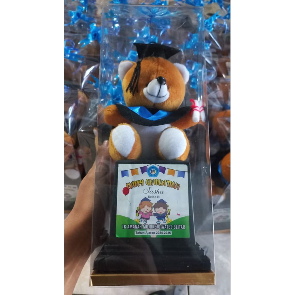 Jual Boneka Piala Custom Souvenir – Cetak Nama & Ucapan | Shopee Indonesia