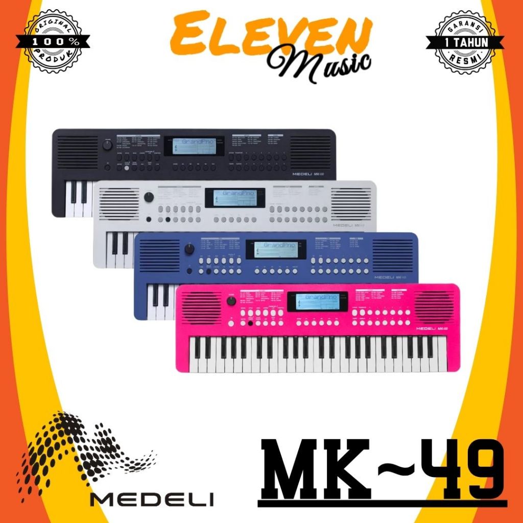 Jual Keyboard Medeli MK-49 Keyboard Portable Mini 49-keys Medeli MK49 ...