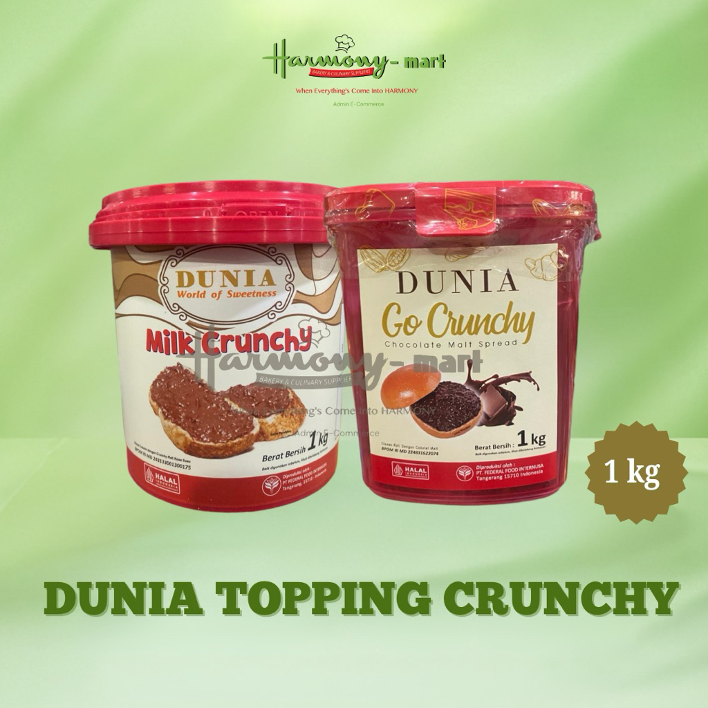 Jual DUNIA Crunchy Chocolate Spread / Selai Cokelat dengan Malt Krispy ...