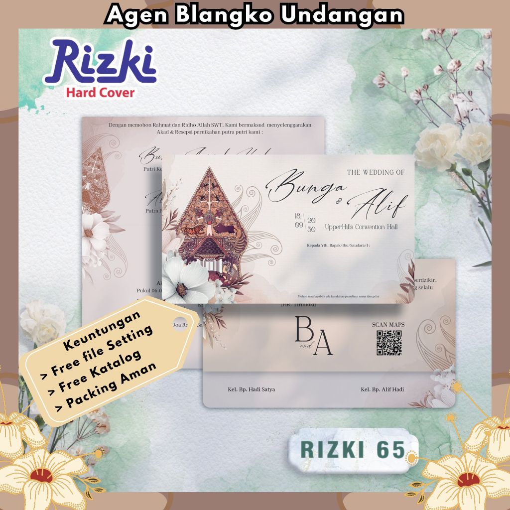 Jual Blangko Terbaru Rizki 65 | Blangko Undangan | Blangko Kosong ...