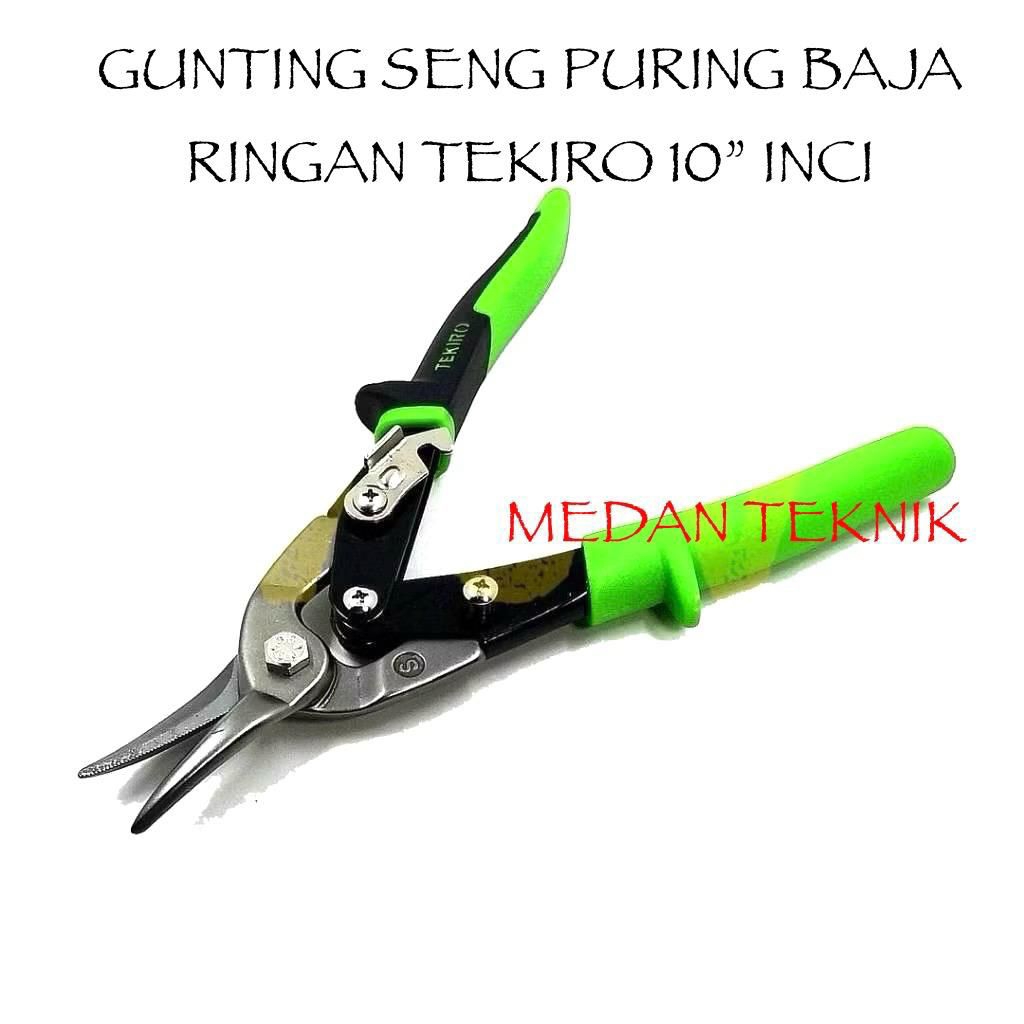 Jual GUNTING SENG PURING TEKIRO 10" INCH / GUNTING BAJA RINGAN FURING ...
