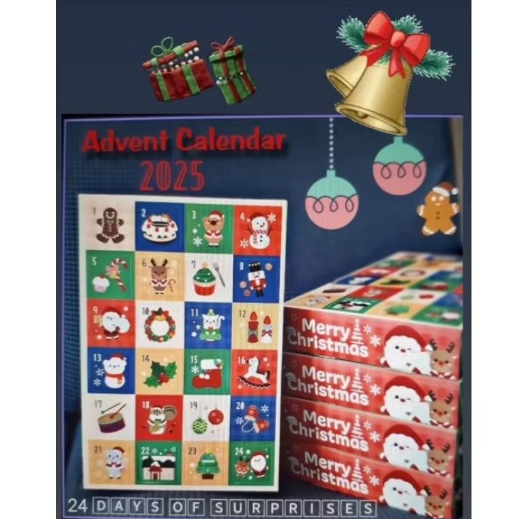 Jual Advent Calendar 2025 Mysteri Box toys berisi 24 mainan | Shopee ...