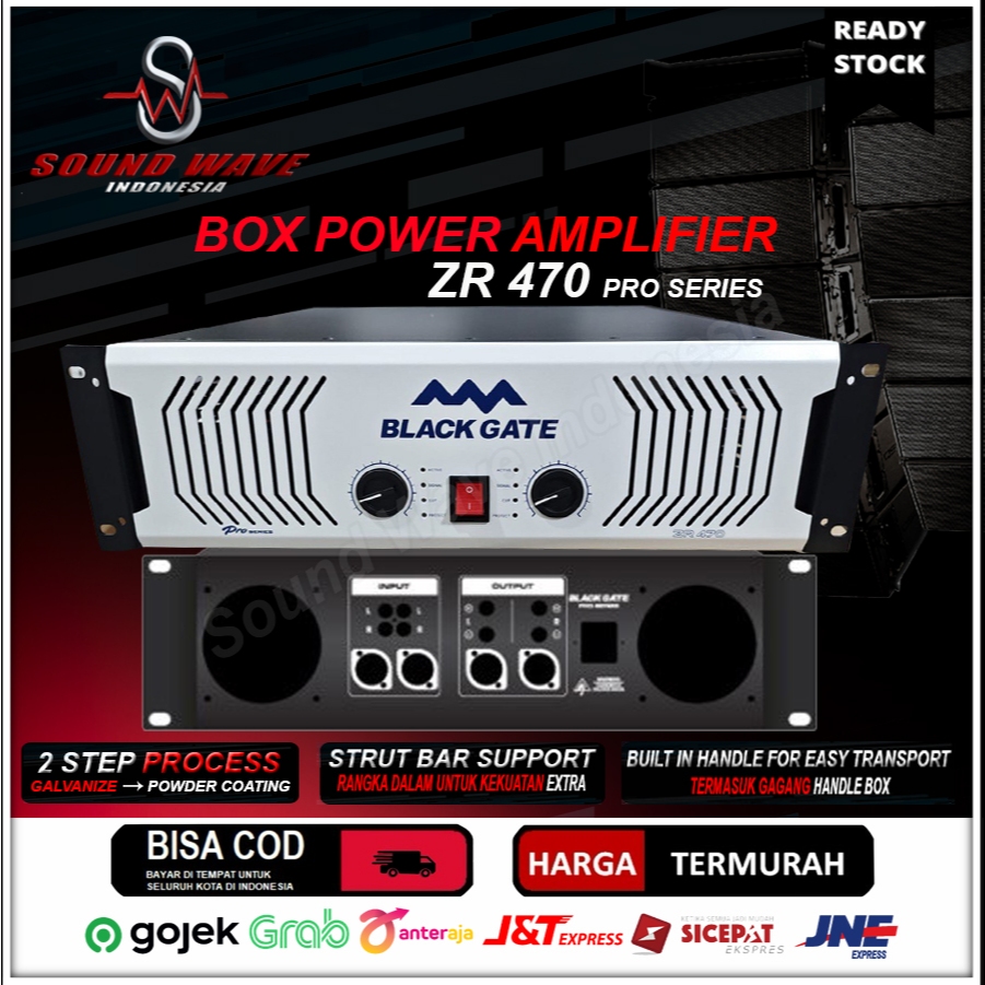 Jual BOX POWER AMPLIFIER BLACKGATE ZR 470 SPEK BALAP PRO SERIES ...
