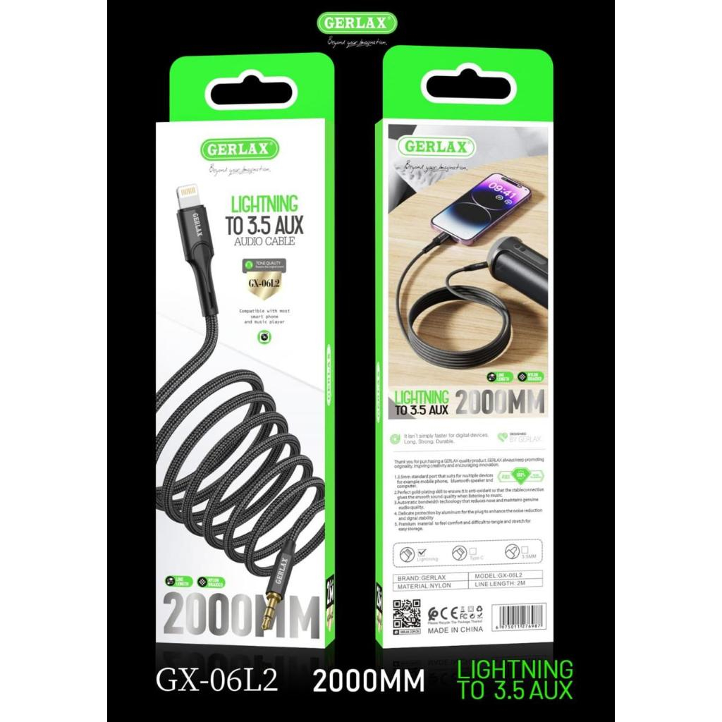 Jual GERLAX Original Kabel Audio Aux Lightning iOS iPh To Jack 3,5MM ...
