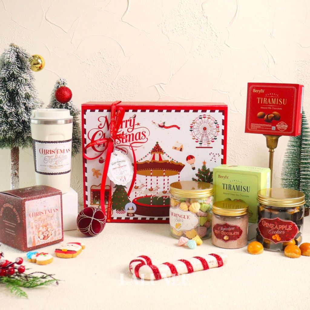 Jual Hampers Natal Premium isi Nastar Coklat Permen Tumbler dan ...