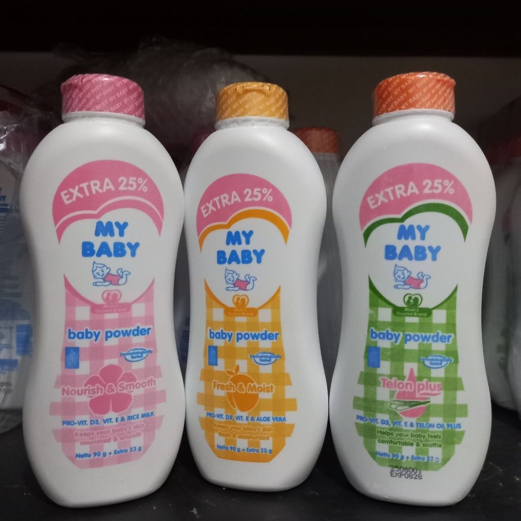 Jual My Baby Bedak Bayi // My Baby Powder 90g + 23g | Shopee Indonesia