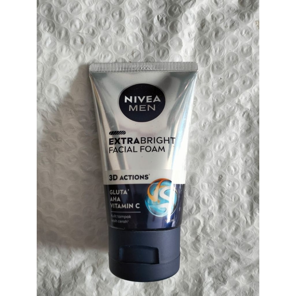 Jual Nivea Men Extra Bright Dark Spot Minimizer Facial Foam 100 ml ...