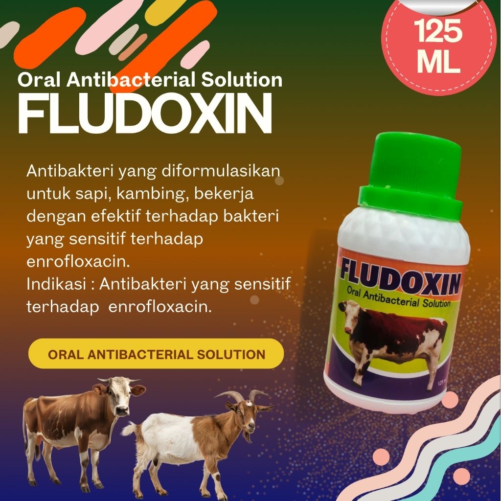 Jual Fludoxin 120 ml Obat flu untuk sapi kambing obat flu ternak ...
