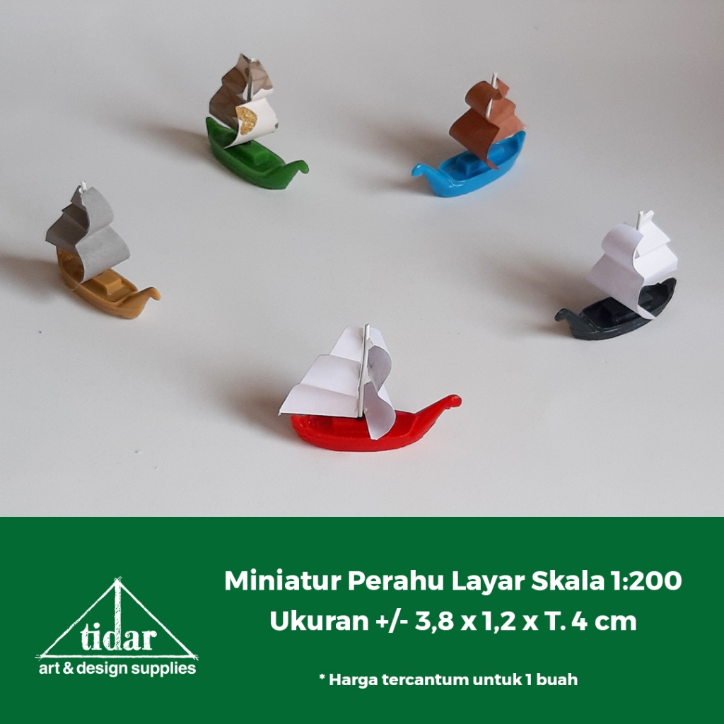 Jual MH - Miniatur Perahu Layar Skala 1:200 - Maket Kapal Kertas ...
