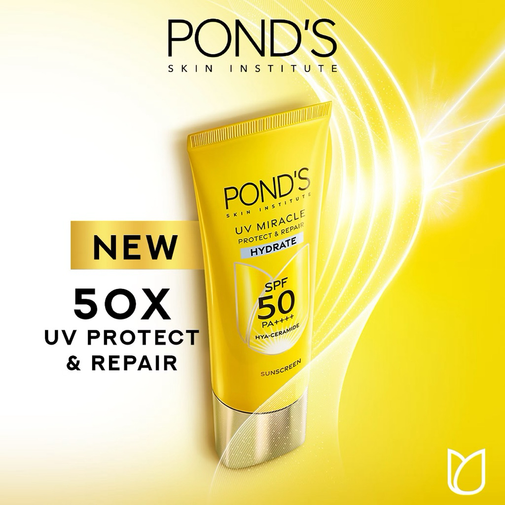 Jual PONDS UV MIRACLE SUNSCREEN SPF 50+ PROTECT & REPAIR | Shopee Indonesia