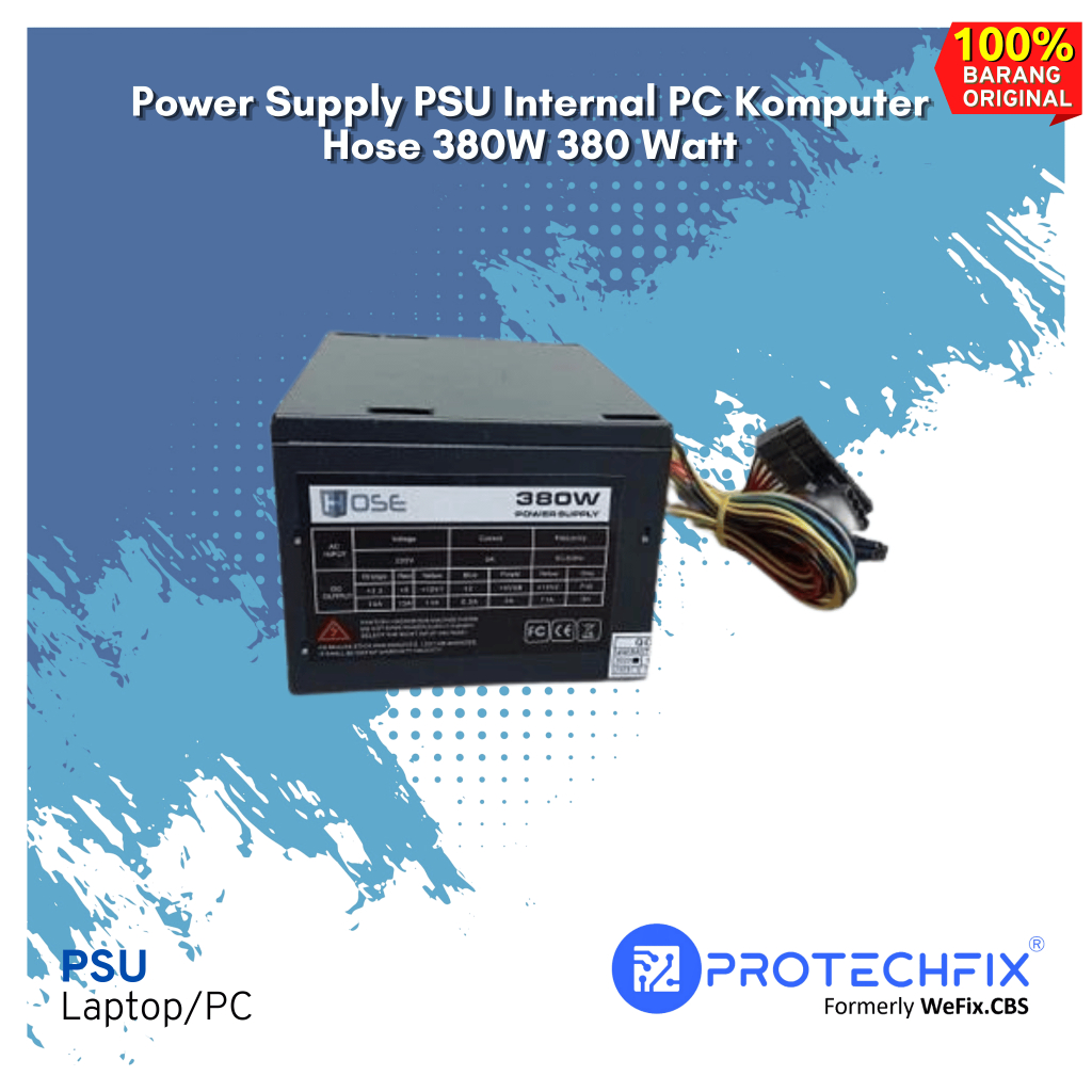 Jual Power Supply PSU Internal PC Komputer Hose 380W 380 Watt SFX FATX ...