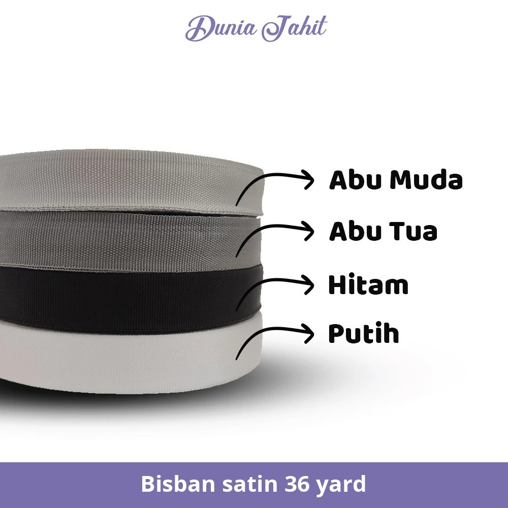 Jual BISBAN BAHAN SATIN 36 YARD | Shopee Indonesia