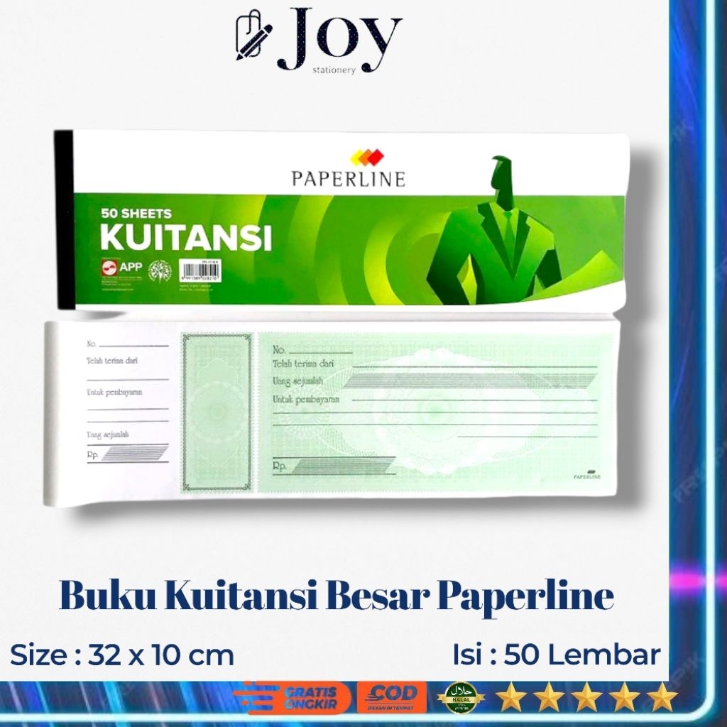 Jual PAPERLINE Buku Kuitansi/Kwitansi Besar (1 Pcs) | Shopee Indonesia