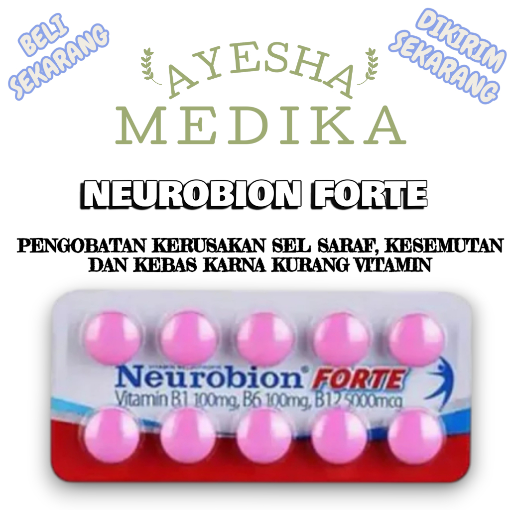 Jual NEUROBION PINK NEUROBION FORTE 10 TABLET | Shopee Indonesia