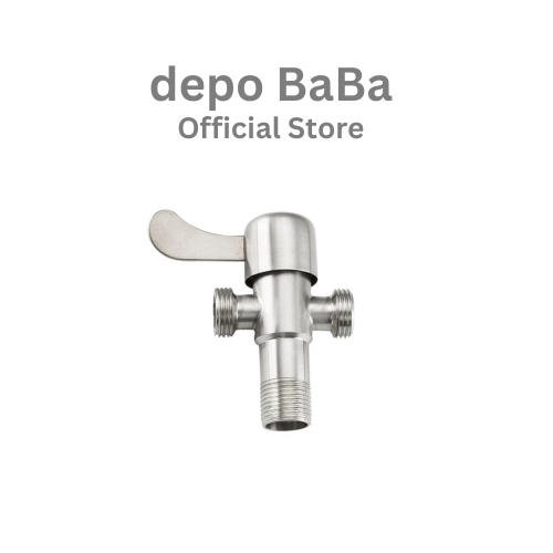 Jual FRAP IF5235 Stop Kran Cabang Double Stainless Steel SUS304 | Keran ...