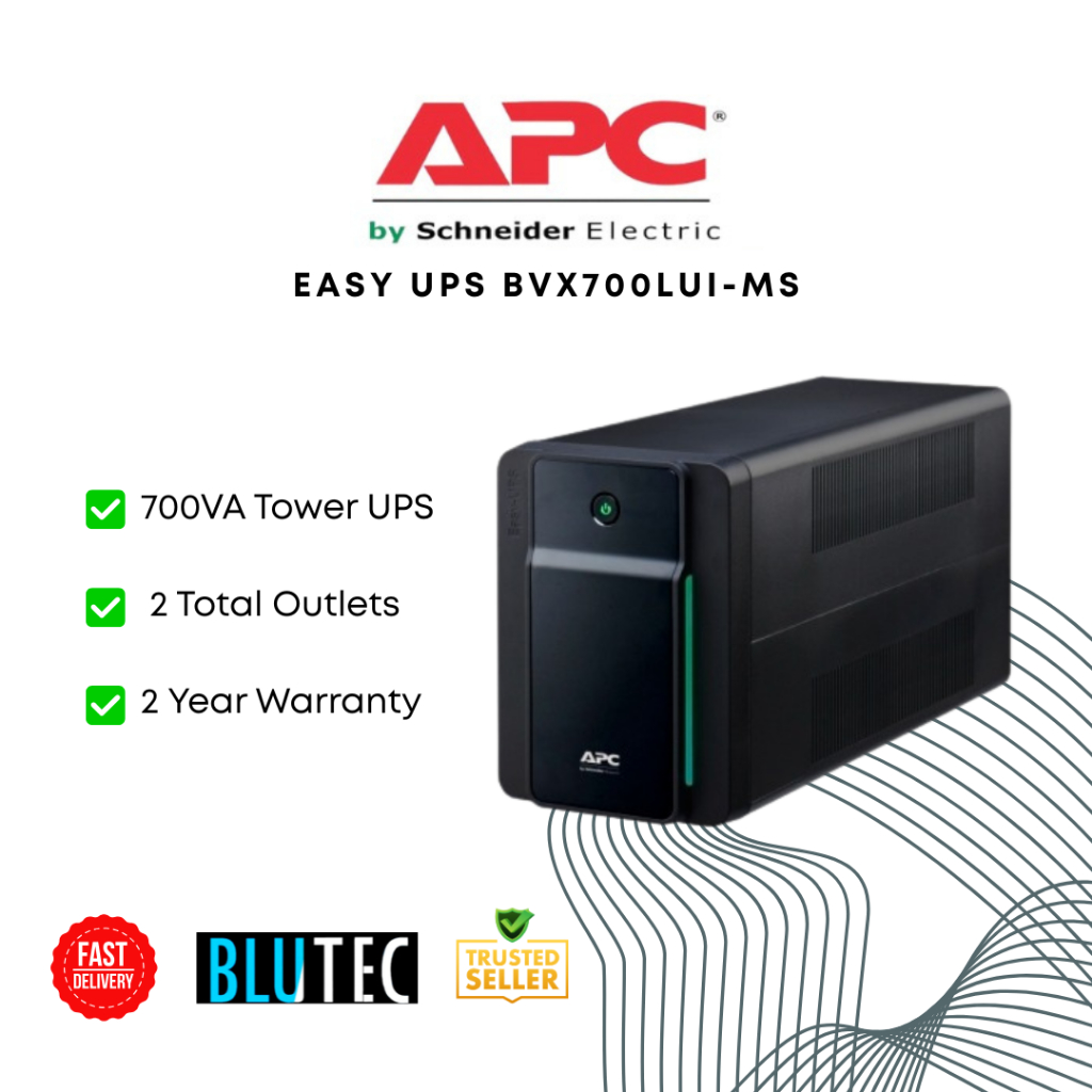 Jual APC By Schneider Electric Easy UPS Small Compact BVX 700LUI-MS ...