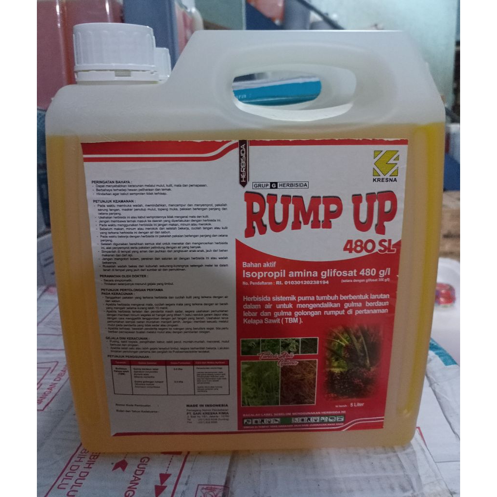 Jual Herbisida Rump Up 480 SL kemasan 5 Ltr | Shopee Indonesia