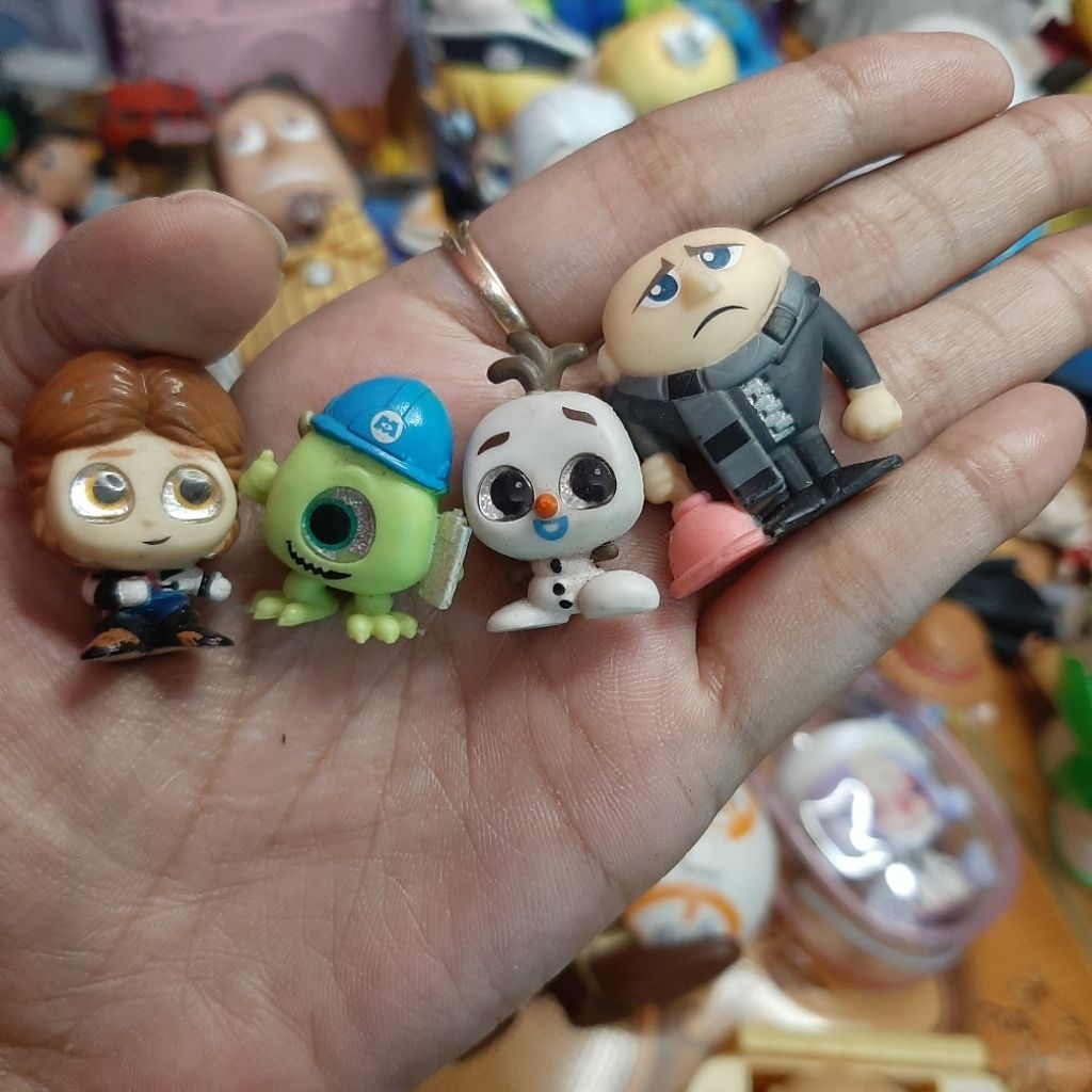 Jual figure moose disney doorables mike monster inch , olaf frozen ...