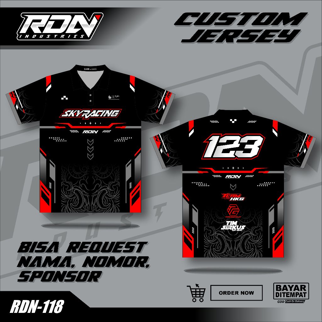 Jual Jersey Racing Kaos Baju Jersey Racing Custom Full Printing Jersey ...