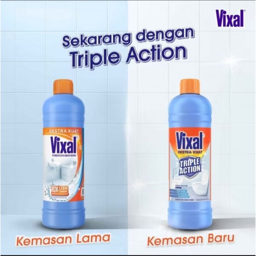 Jual VIXAL - 750Gram- VIXAL BOTOL PEMBERSIH KAMAR MANDI & TOILET ...