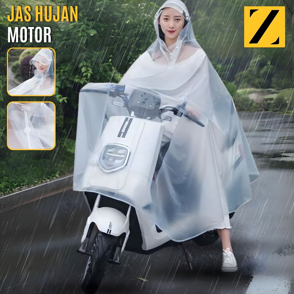 Jual ONEL Jas Hujan Motor Ponco Full Body + Penutup Muka Single ...