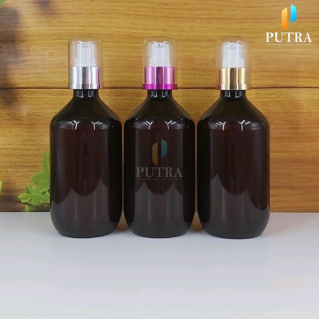 Jual BOTOL TREATMENT PUMP 300 ML MADA FULL CAP / BOTOL PLASTIK PET ...