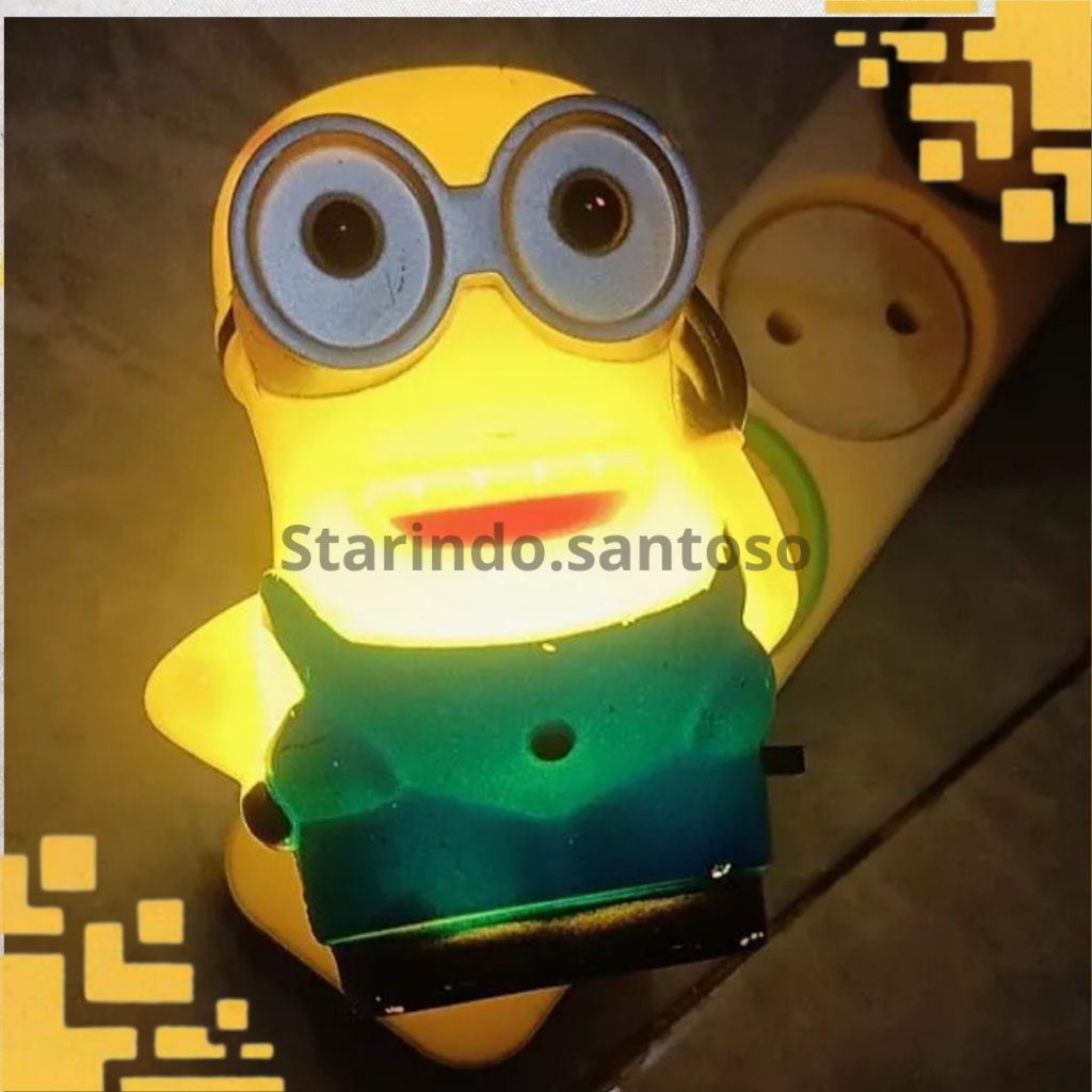 Jual Lampu Tidur Minion Led Bentuk 3D hemat energi unik karakter anak ...