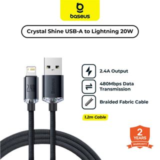 Jual BASEUS Kabel Data iPhone Cable USB to Lightning Crystal Shine Fast ...