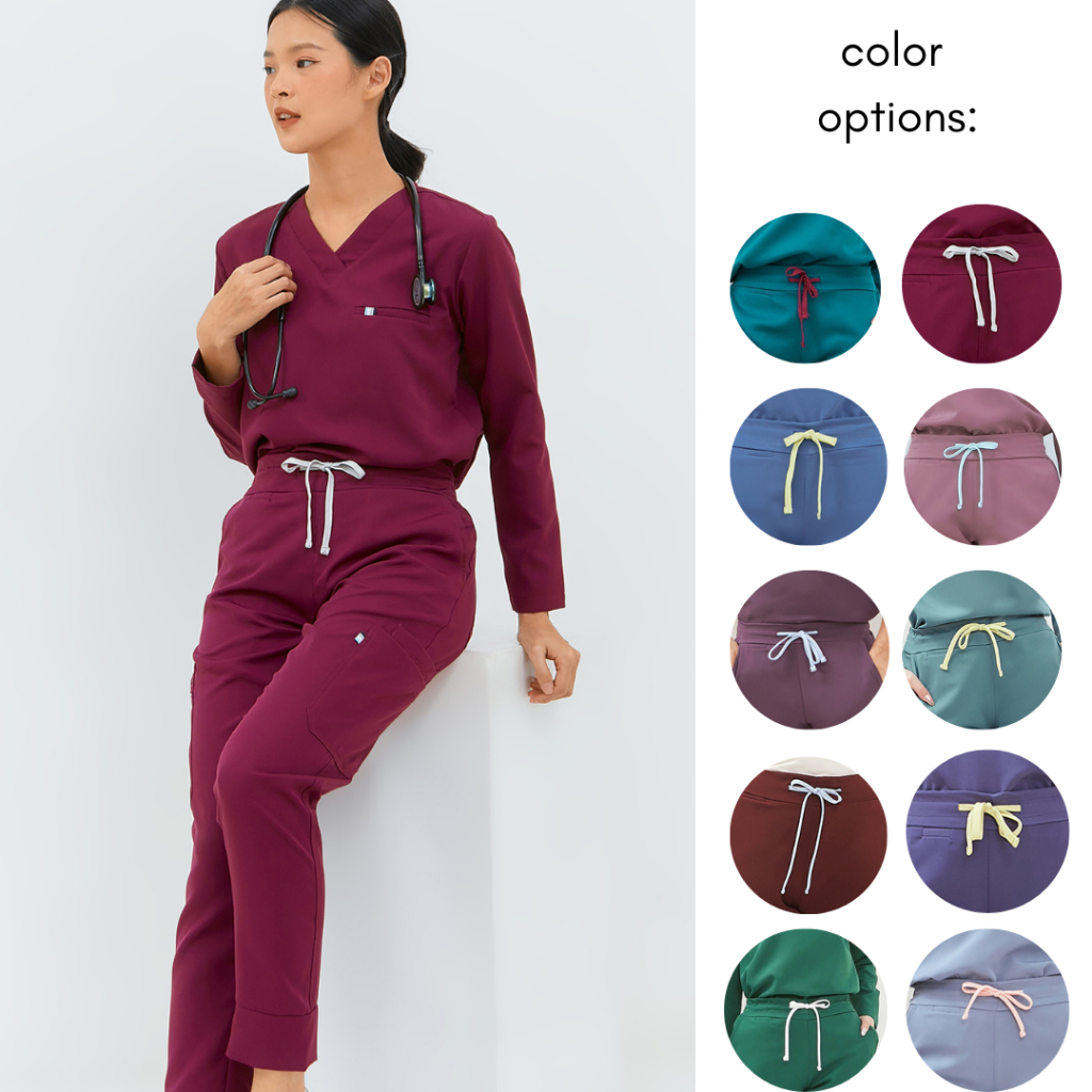 Jual Scrub Medis/Baju OKA/Baju Jaga PRIVE SERIES WOMEN - Lengan Panjang ...