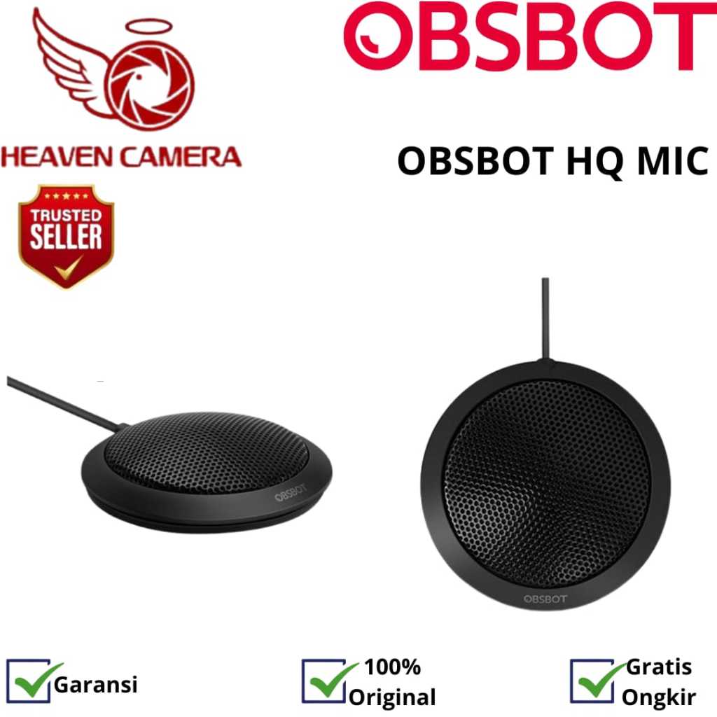Jual OBSBOT H Q Microphone Omnidirectional 360 Degree Portable, HQ mic ...