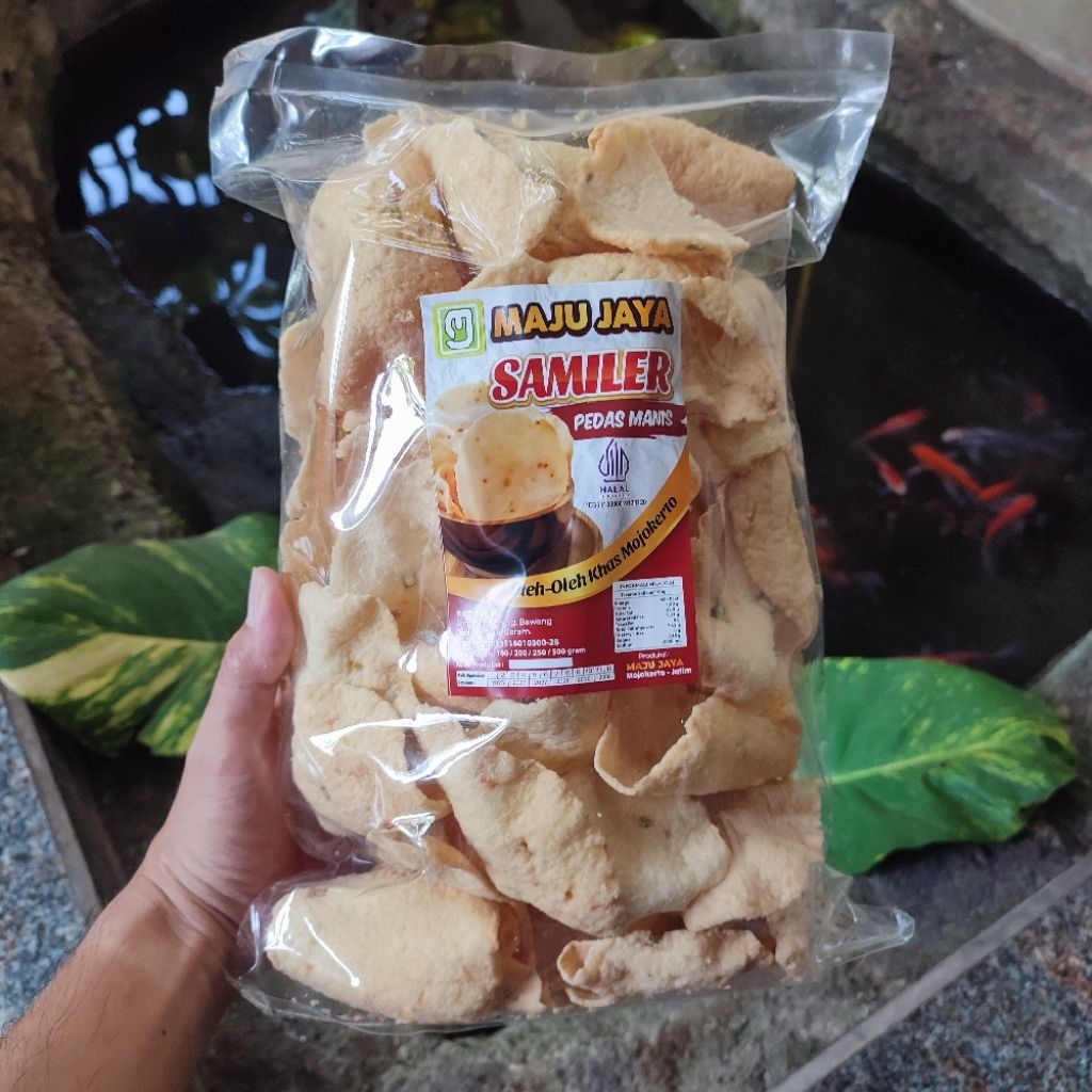 Jual Kerupuk Samiler Pedas Manis Original Matang Mentah 250gr 500gr ...