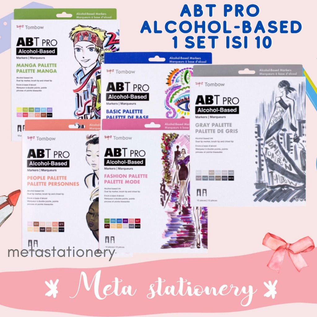 Jual TOMBOW Dual Brush Pens / ABT PRO Set Isi 12 Warna | Shopee Indonesia