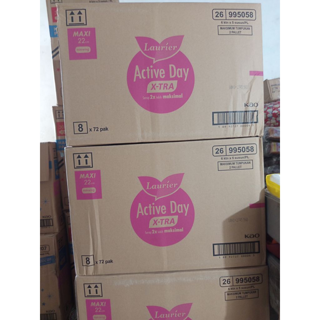 Jual LAURIER Maxi 22cm isi 8 Non WING (1 Dus isi 12 pack) | Shopee ...