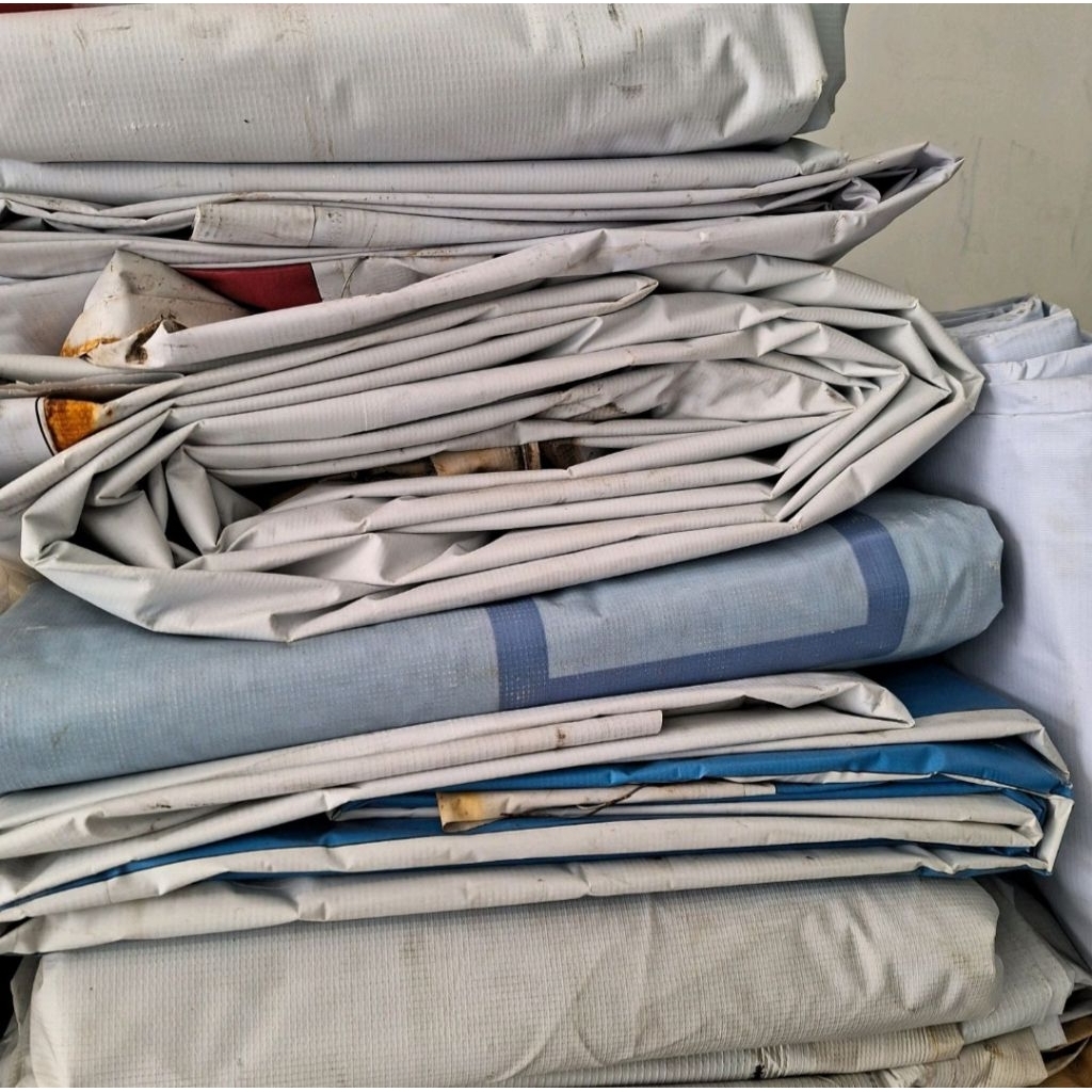 Jual Baliho / banner / baner / spanduk flexi mmt KOREA Bekas pasang ...