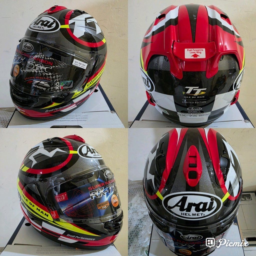 Jual Arai SRC TT IOM / Special Graphic Color Made In Japan | Shopee ...