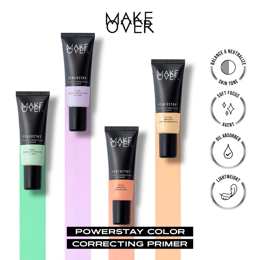 Jual MAKE OVER POWERSTAY Color Correcting Primer - Primer menetralkan ...