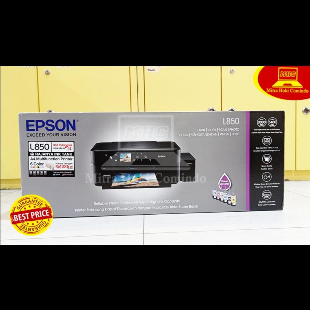 Jual Printer EPSON Photo L850 Print Scan Copy - 6 Tinta All-in-One Ink ...