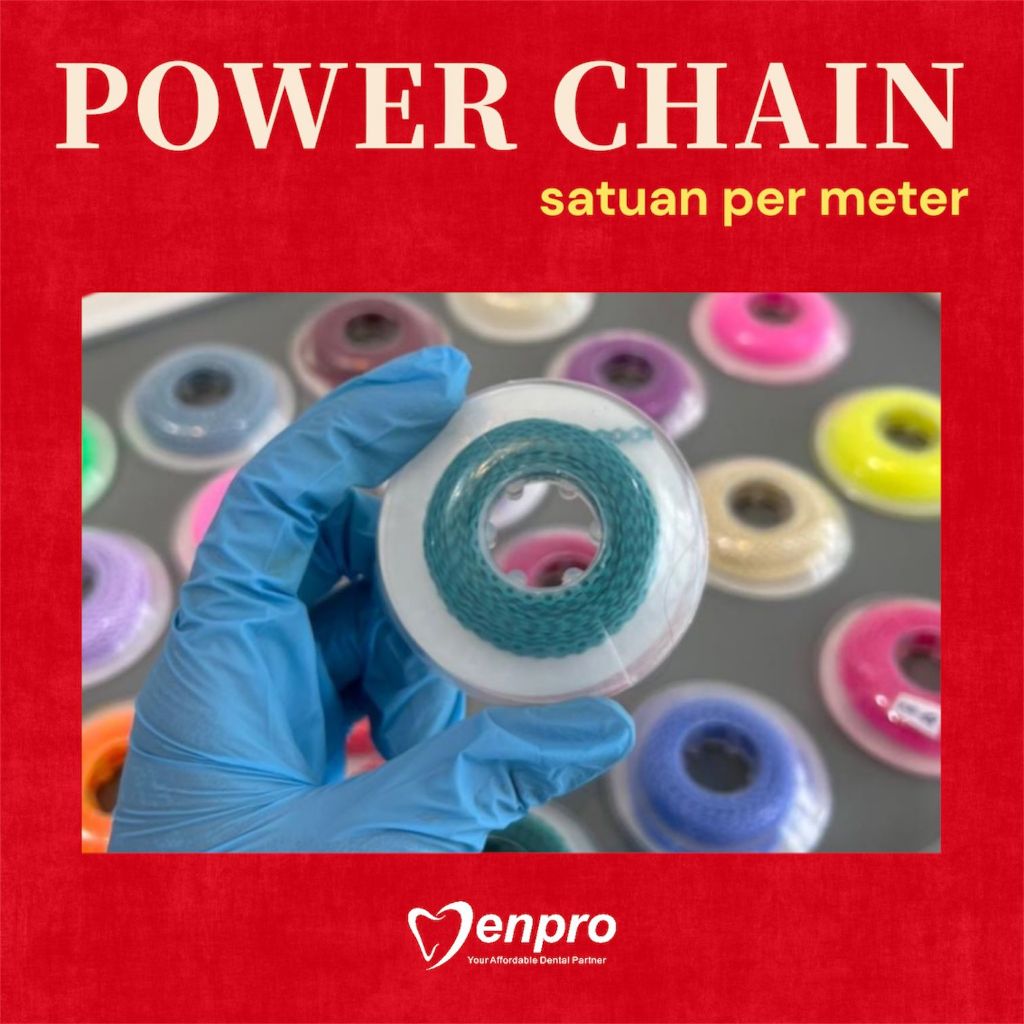 Jual Power Chain Orthodontic 1 Meter Short Long Closed Continue Karet ...